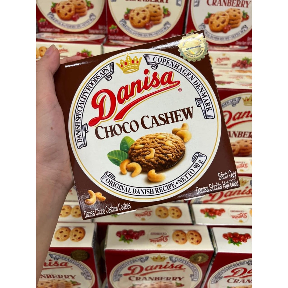 Cashew Chocolate Danisa Butter Biscuits Box Of 90g (New date) | Shopee ...