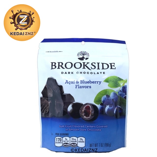 Chocolate BROOKSIDE Dark Chocolate Acai & Blueberry Flavours 198g Coklat | Shopee Singapore