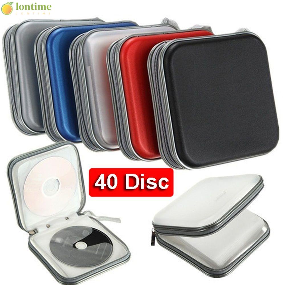 LONTIME 40 Disc Video Media CD DVD Case Wallet Album Double-side ...