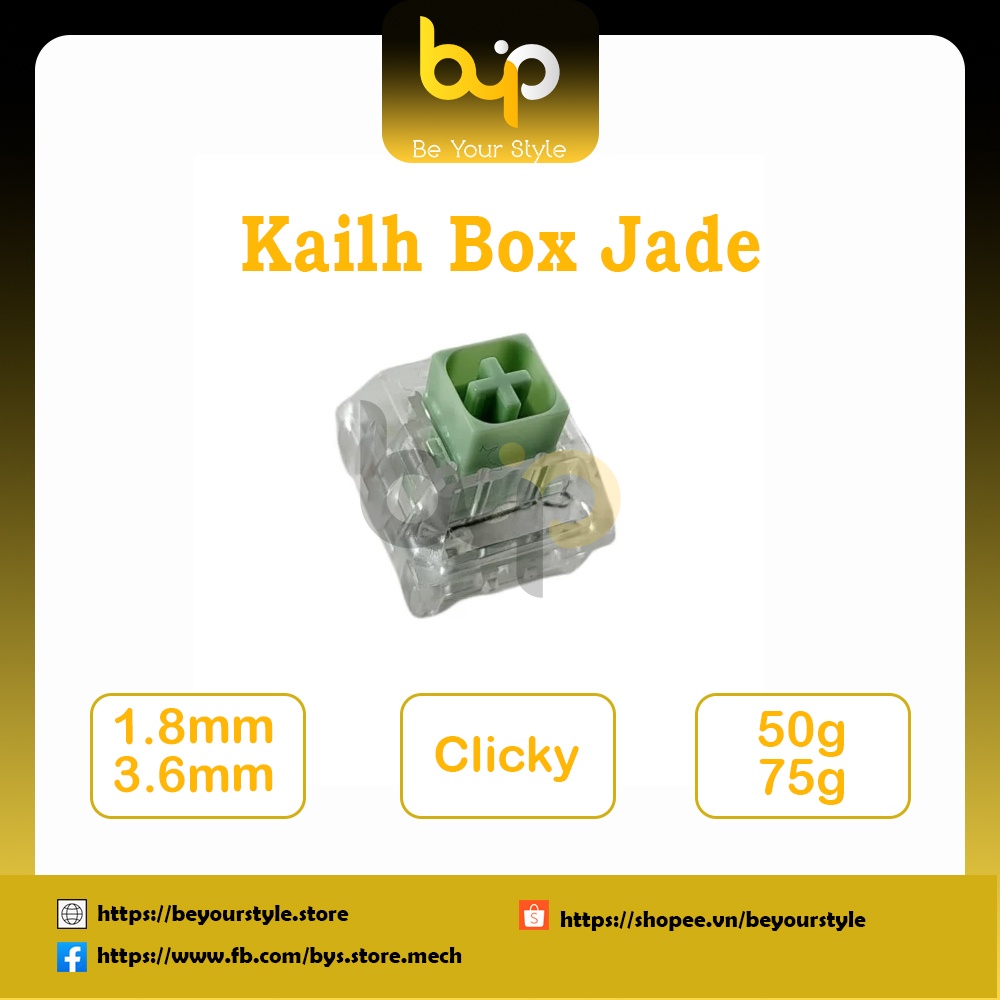 Kailh Box Jade Switch - Mechanical Keyboard Switch | Shopee Singapore