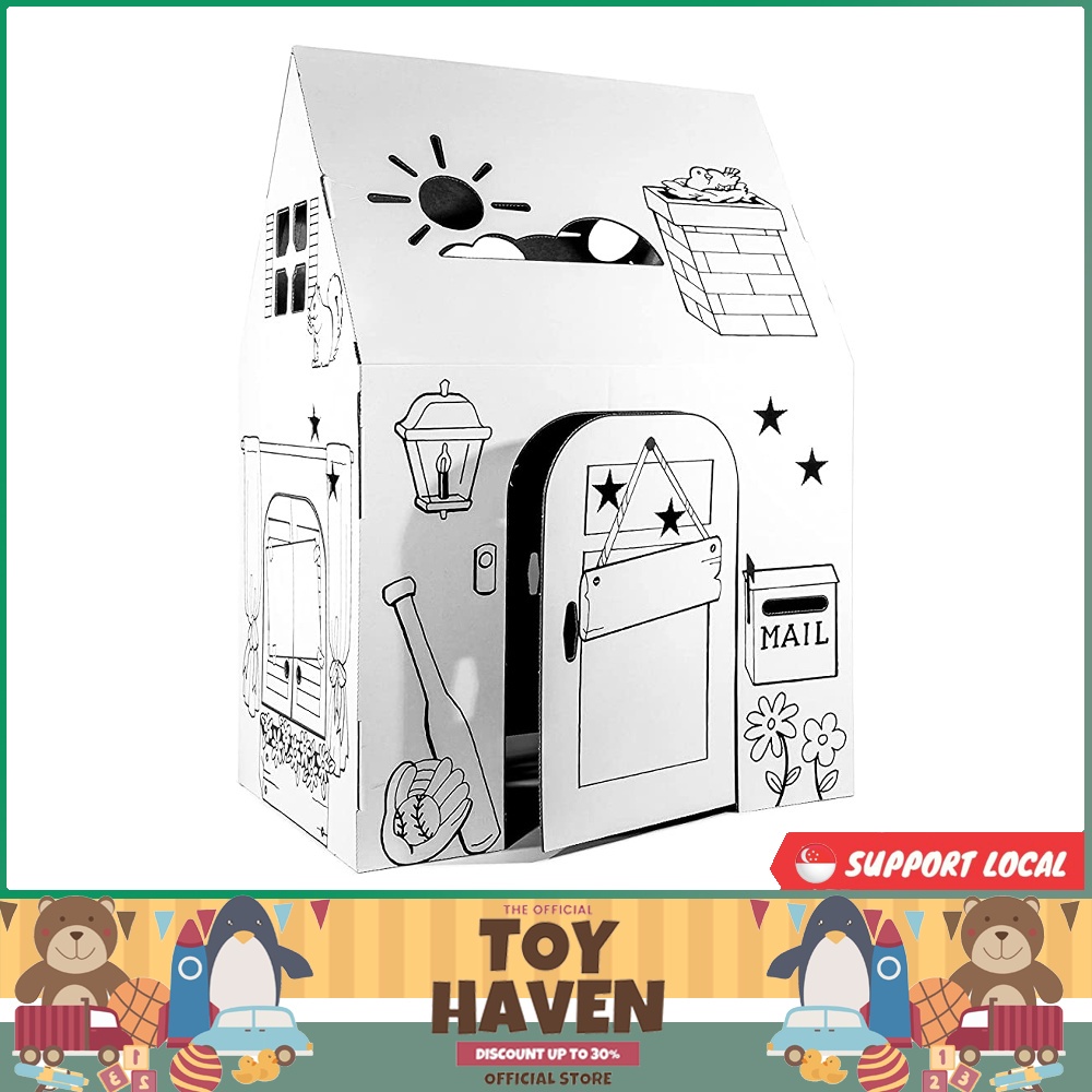 [sgstock] Easy Playhouse Clubhouse - Kids Art and Craft for Indoor and ...