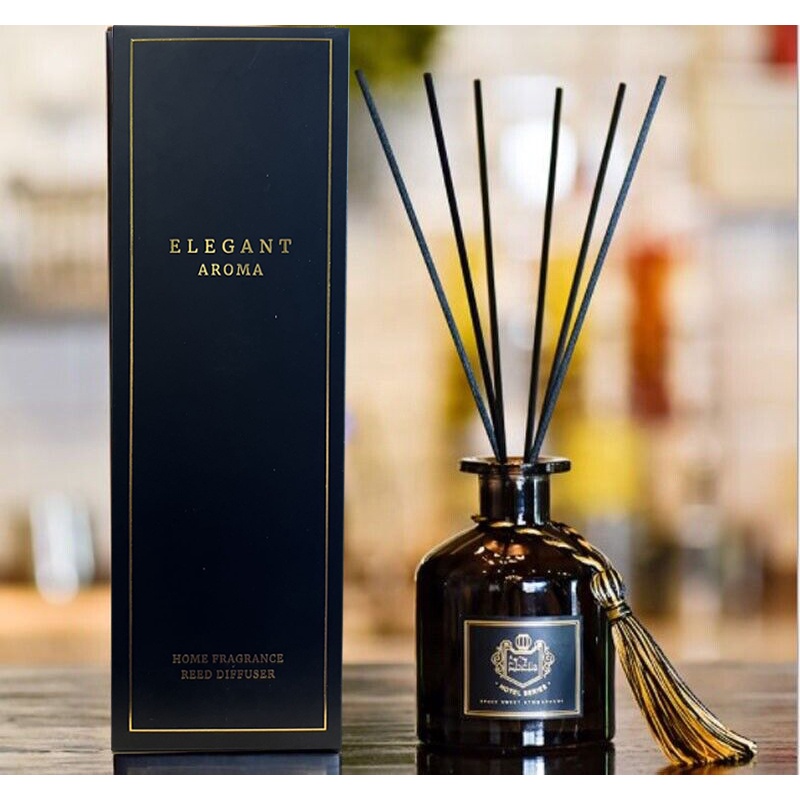 [SG Seller] Gift Black Bottle Reed Diffuser Classic Luxuries Home ...