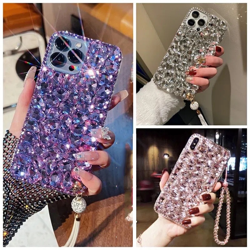 Luxury Bling Stone Glitter Diamond Phone Case for IPhone 11 12 13 Pro ...