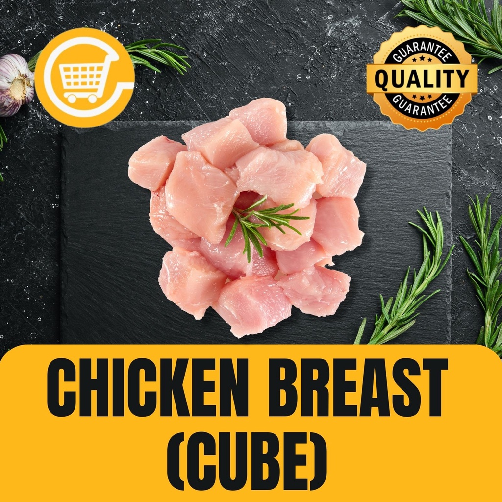 Aw's Market Chicken Breast Cube [200g] | Shopee Singapore
