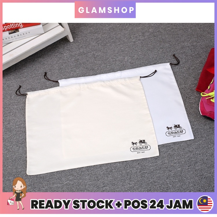 COACH Breathable Drawstring Organiser Bag Dust Bag Rope Bag Recycle Bag ...