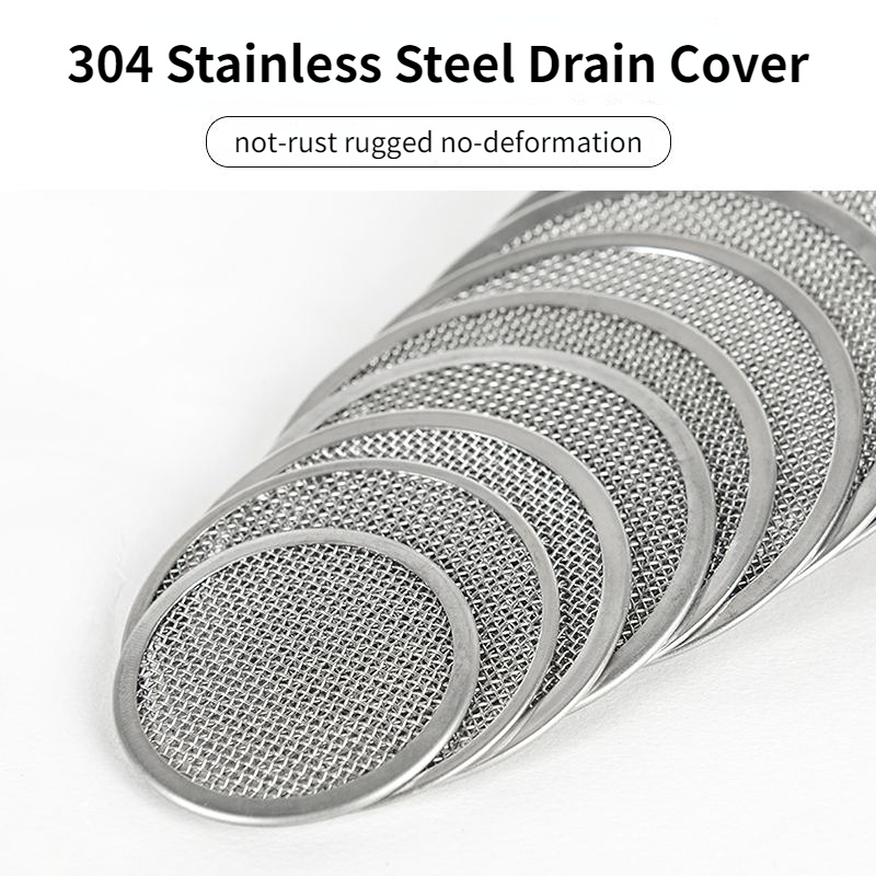 Bathroom Floor Drain Cover Sewer Filter Net Sheets Stainless Steel ...