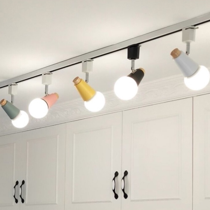 LEDTrack Fill Light Bulb Type Adjustable Track Lamp Nordic Style Simple ...