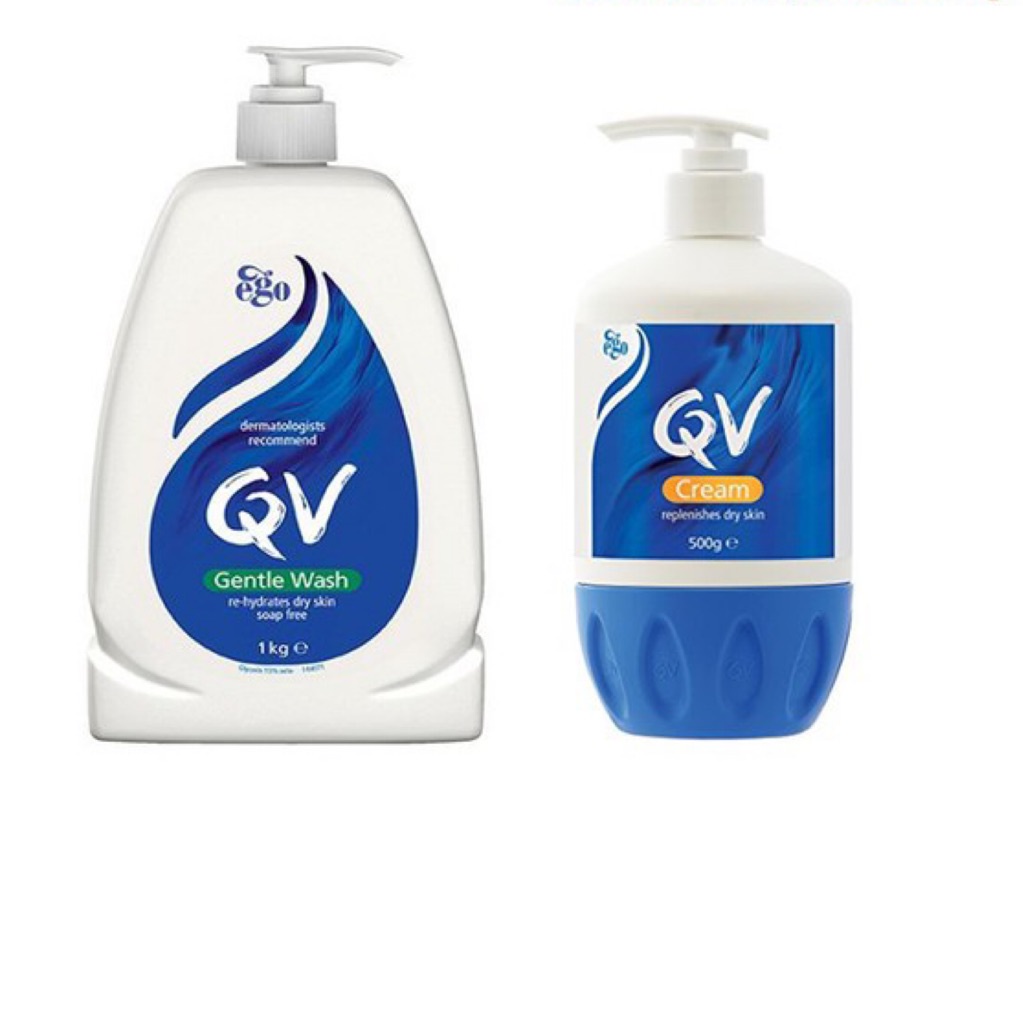 Authentic and Genuine -Bundle Packs of QV Gentle Wash 1L and QV Cream ...