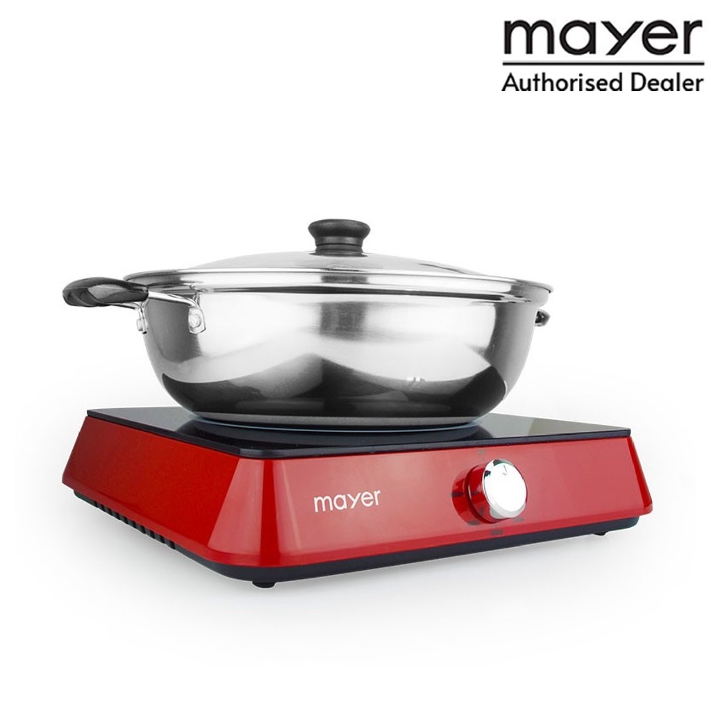 Mayer Induction Cooker MMIC1619 (Red) | Shopee Singapore