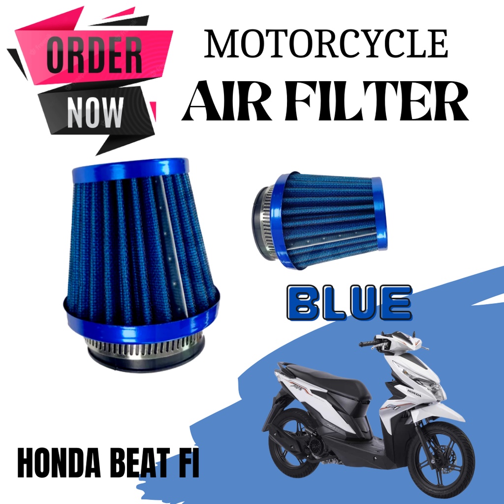 MOTORCYCLE AIR FILTER FOR HONDA CLICK 125i| BLUE | MOTOR AIR CLEANER ...