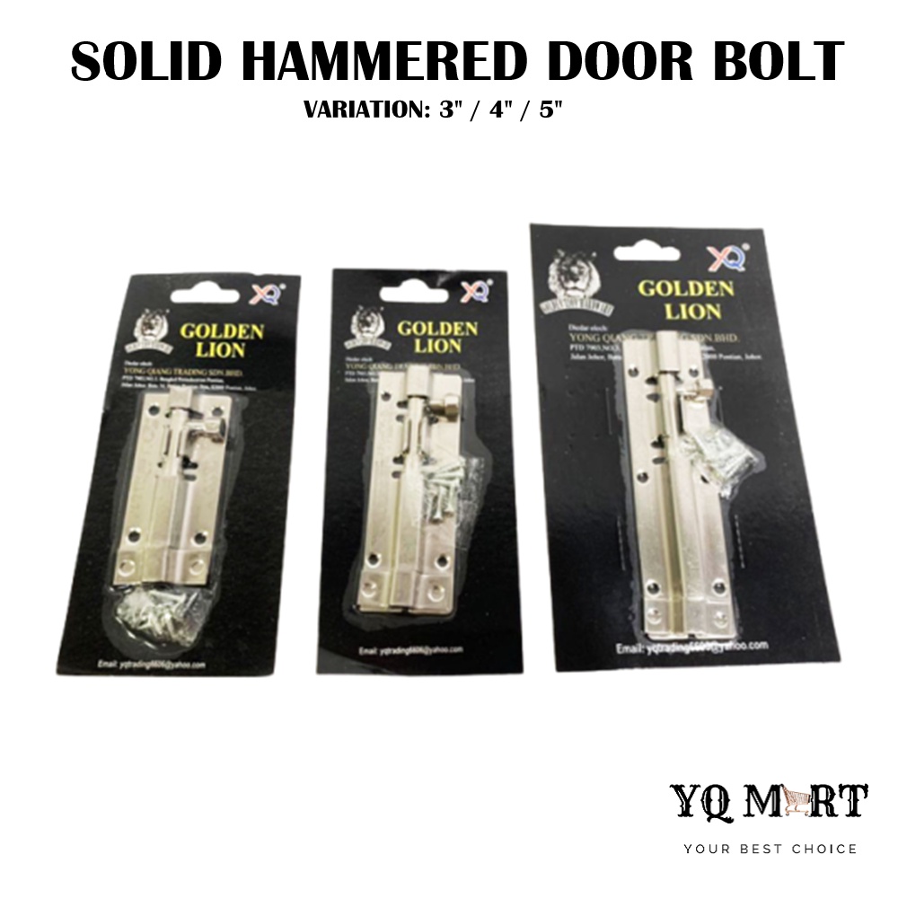 Solid Hammered Door Bolt/Security Safety Door Latch/Bolt Shed Gate ...