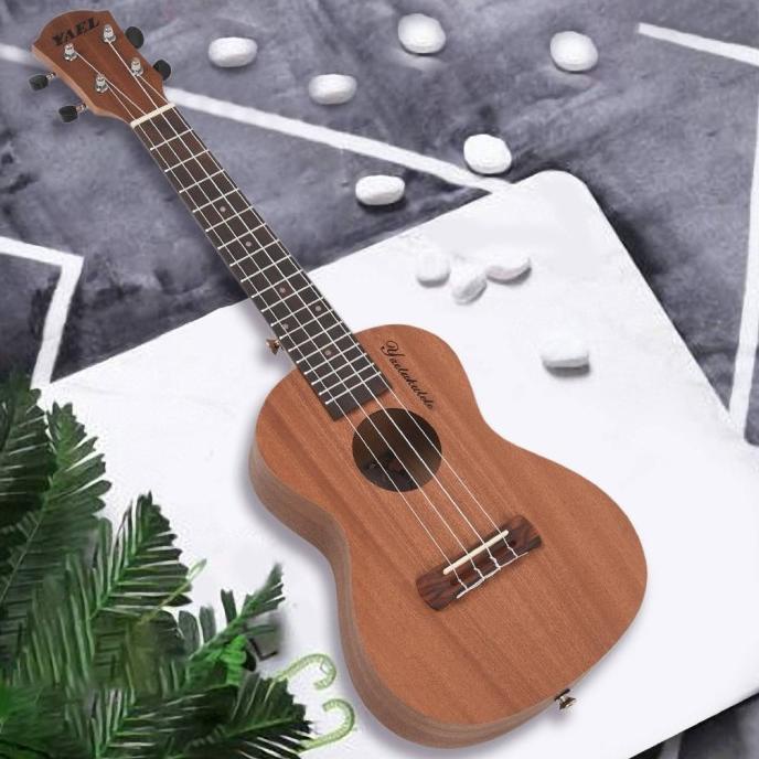 YAEL Sapele Ukulele 4 Strings Hawaiian 21 inch Soprano 23 inch Concert ...