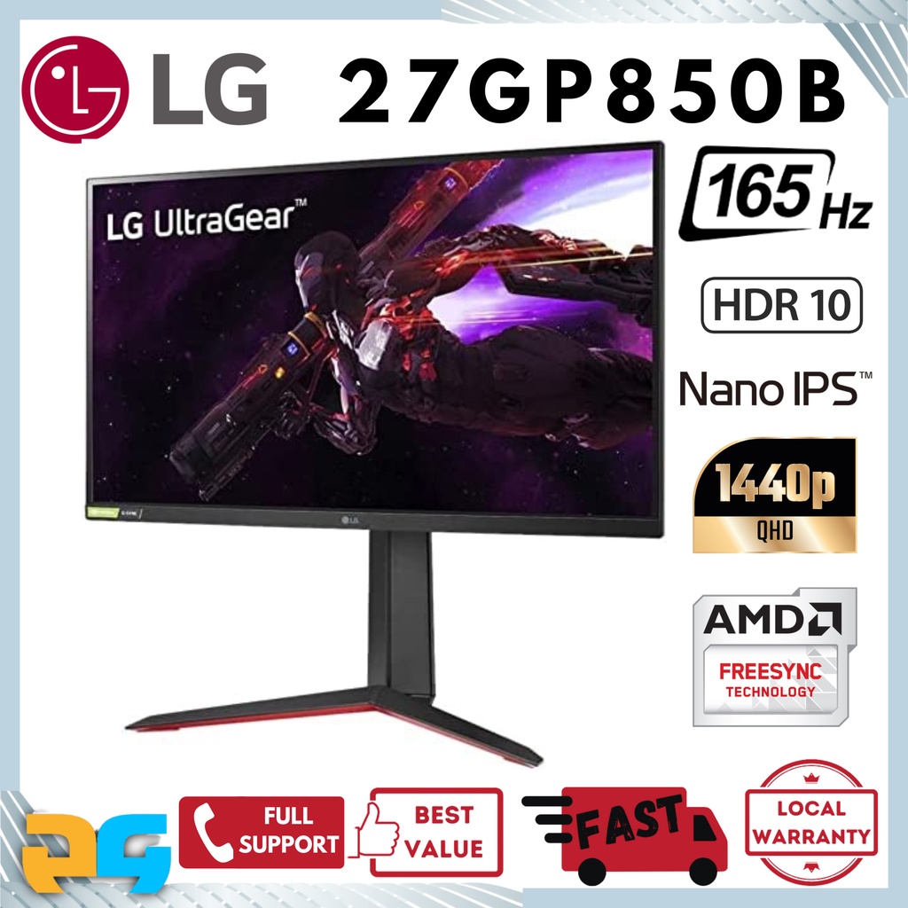 LG 27GP850 UltraGear QHD Nano IPS Gaming Monitor | Shopee Singapore
