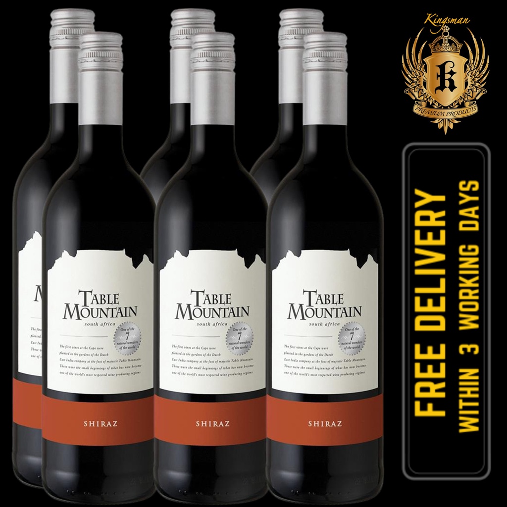 Table Mountain Shiraz Red Wine 750ml (Bundle of 6) | Shopee Singapore