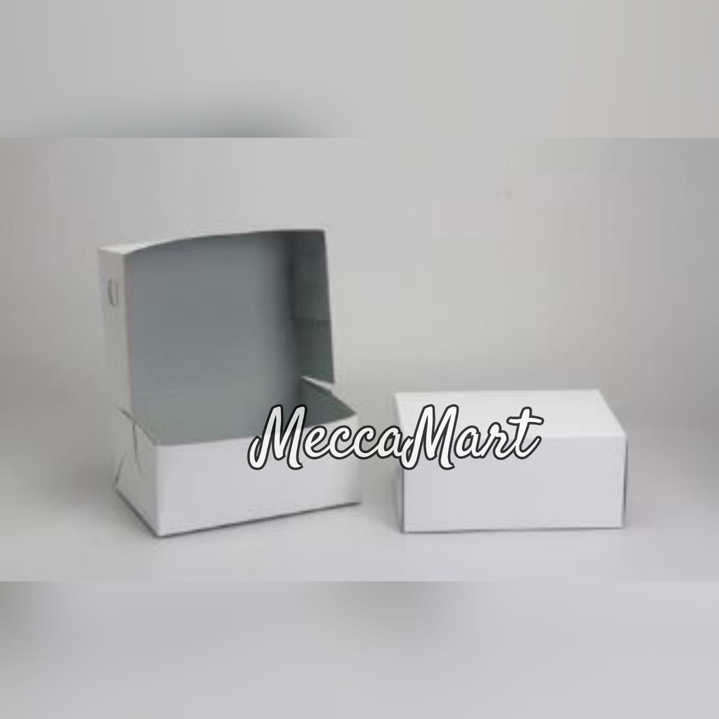 Snack Box Plain White Rice Box Size 10 x 14 x 7/310 PURA retail ...
