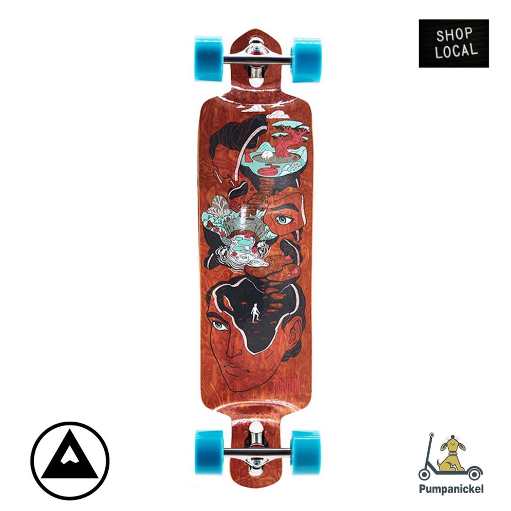Pantheon Longboard Quest - Double Drop Through Complete Longboard for ...