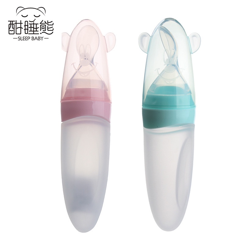 Baby Supplies 90ml Extruded Rice Paste Feeder Rice Paste Milk Bottle ...