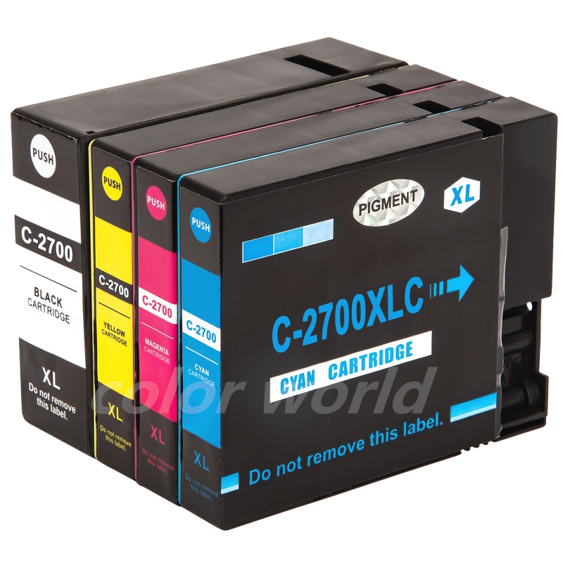 PGI 2700 XL COMPATIBLE CANON PIGMENT INK CARTRIDGES FOR MAXIFY MB5070 ...