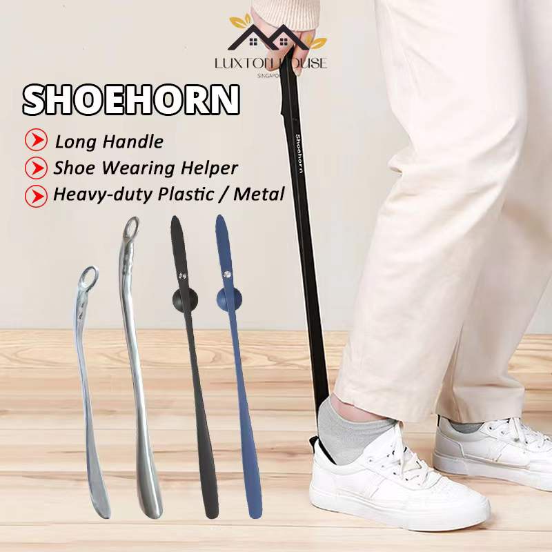 {SG} Shoehorn with Long Handle Shoe Horns Shoe Wearing Helper for ...