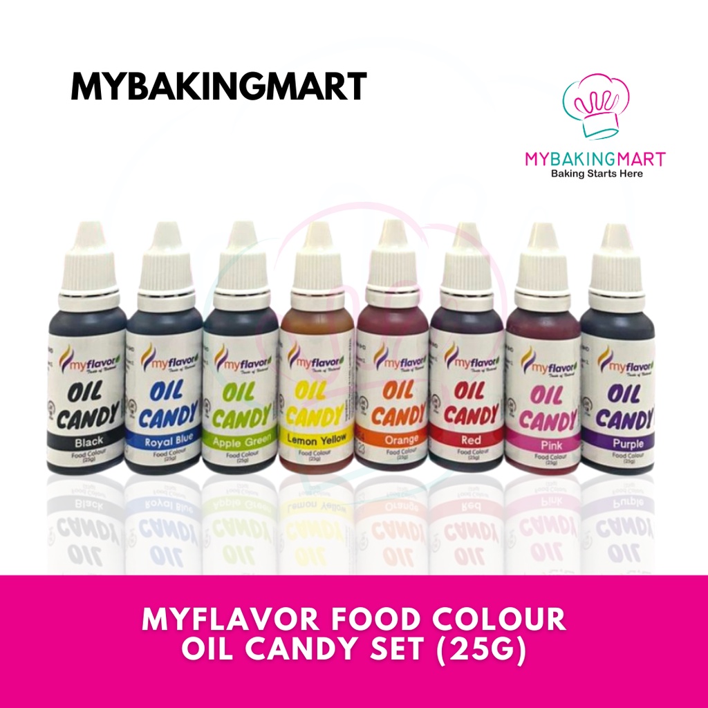 Mybakingmart | Myflavor Oil Candy Color Set of 5/8/10 Colors ...