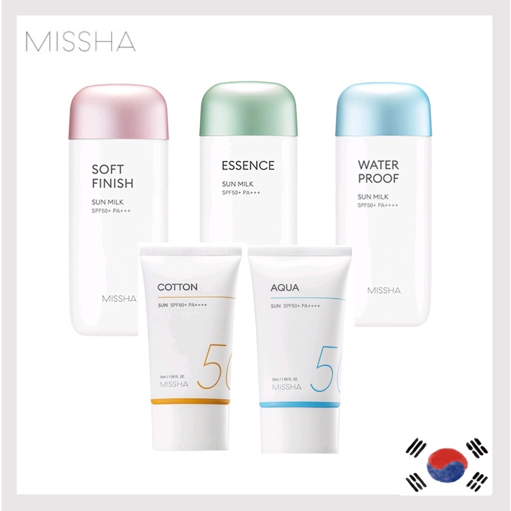 [MISSHA] All Around Safe Block Sun Milk 70ml 3 types / Sun cream 2 ...