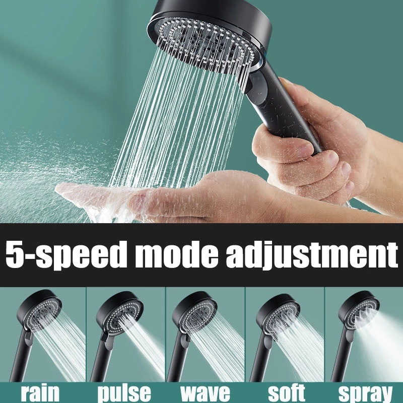 High Pressure Handheld Shower Head Detachable Shower Head 5 Spray ... High Pressure Handheld Shower Head Detachable Shower Head 5 Spray ...