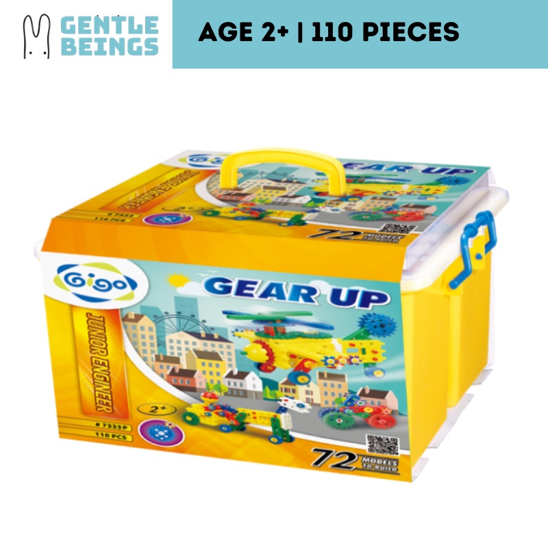 Gigo Junior Engineer Gear Up Building Construction Vehicle Toys for ...