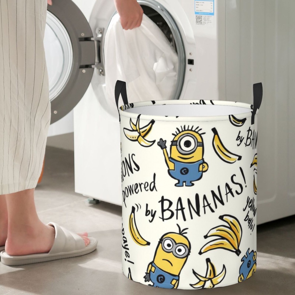 Minions 20/16.5-Inches Freestanding Laundry Basket ,Waterproof ...