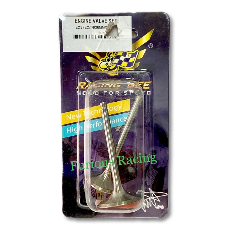 EX5 Racing Engine Valve In/Ex 26/30 Racing Bee | Shopee Singapore
