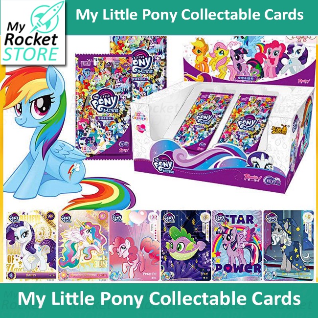 Original KAYOU My Little Pony Card Box Anime Collection Kids Xmas Gift ...
