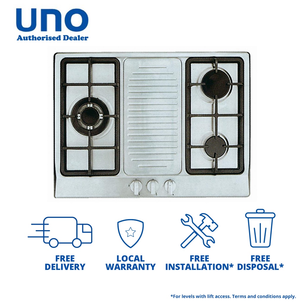 (Bulky) UNO 70cm Built-In Hob UP7038TRSV | Shopee Singapore