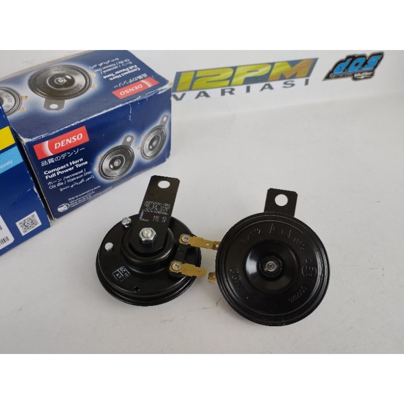 DENSO Horn, 12volt disc for motorbikes and cars, Double stereo horn ...