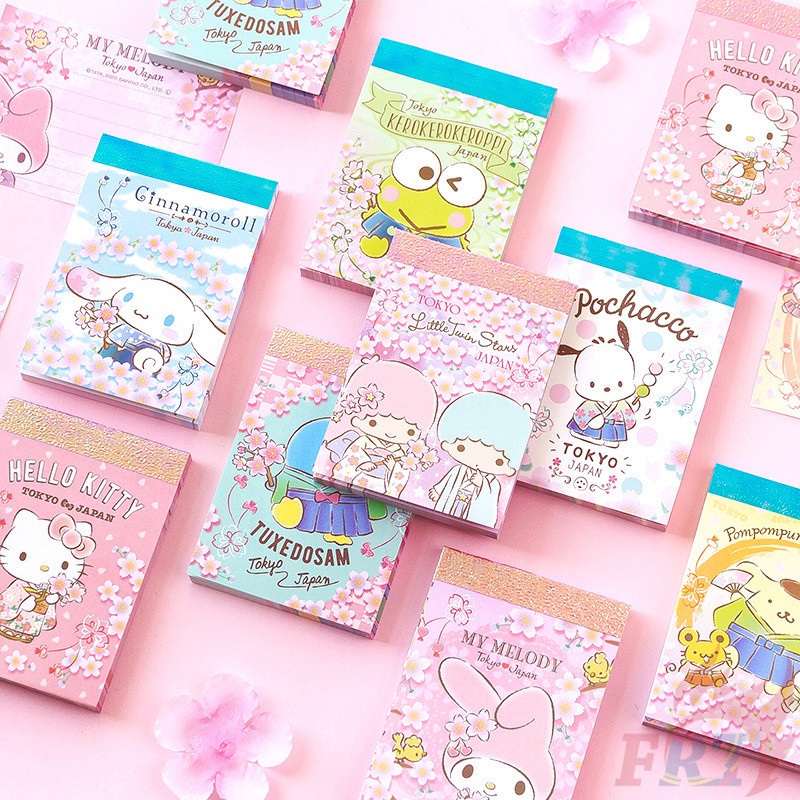 S-Cartoon：Hello Kitty / My Melody / Cinnamoroll / KEROPPI Memo Pad ...
