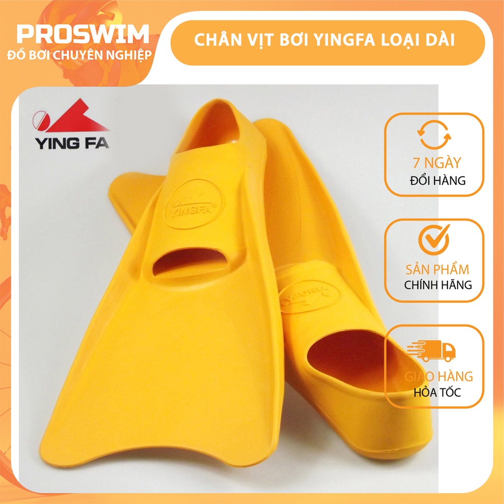 Genuine YINGFA swimming fins, high-strength one-piece molded rubber ...