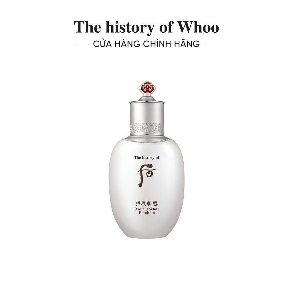 The history of Whoo Gongjinhyang Seol Radiant White Emulsion Whitening ...