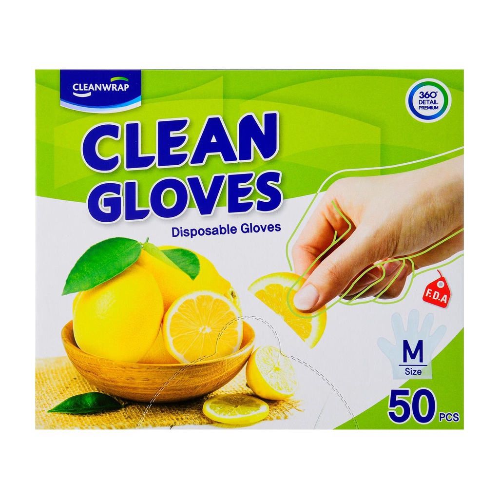 Cleanwrap Clean Disposable Gloves (50PCS)- 3 Boxes | Shopee Singapore
