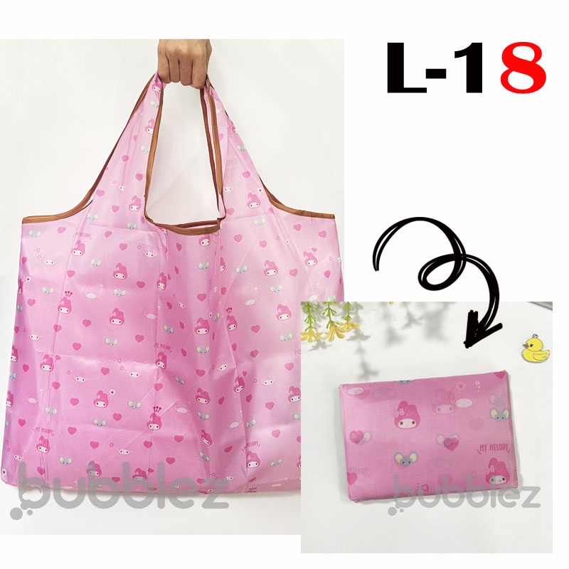 [SG SELLER] FOLDABLE RECYCLE BAG (LARGE SIZE ) [0-49] / ECO / REUSABLE ...