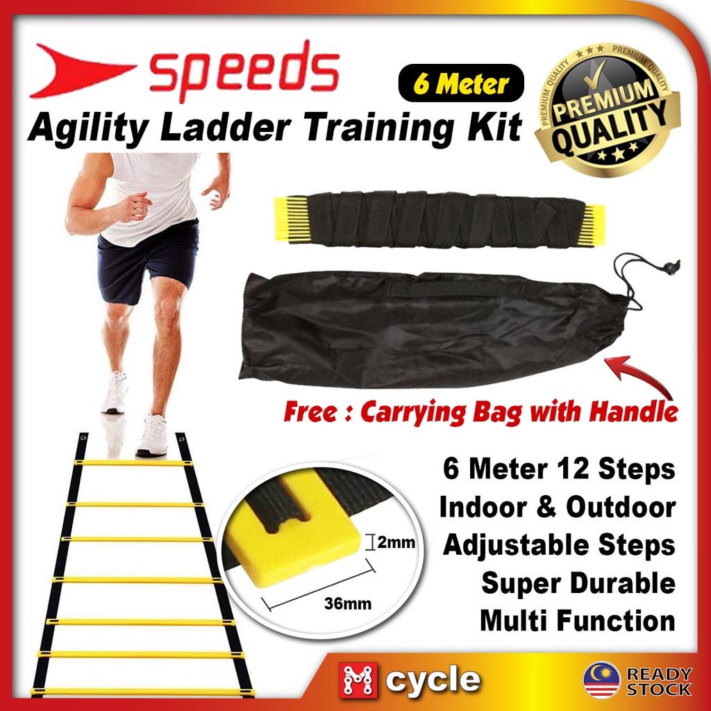 SPEEDS Training Agility Ladder Outdoor Indoor Football Soccer Agility ...