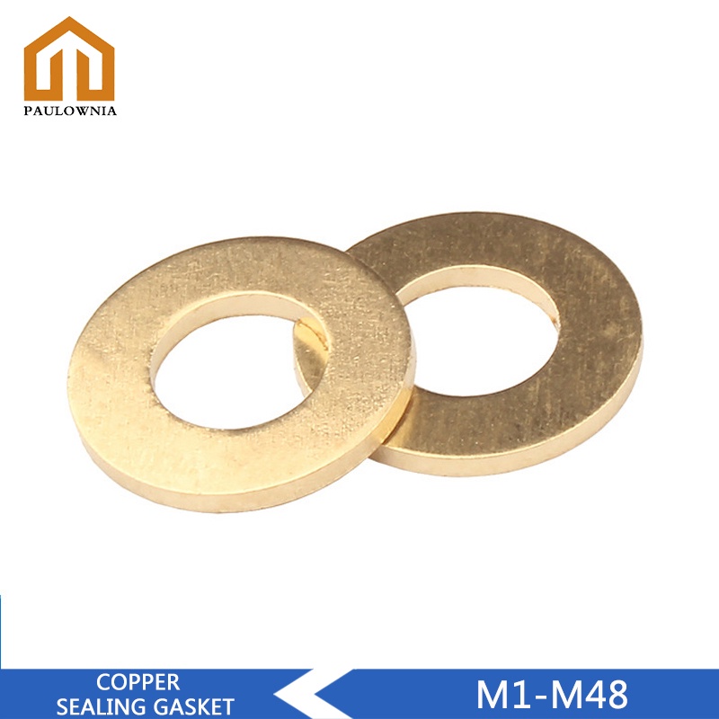 M6 M8 M10 M12 M14 M16 M18 M20 M22 M24 Brass Flat Gasket Copper Crush ...