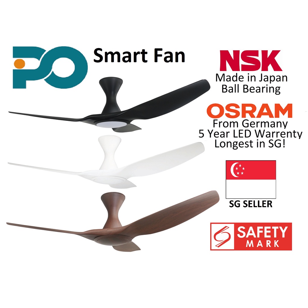 PO ECO Ceiling Fan Cyclone V-Spec II ( WIFI-enable ) | Shopee Singapore