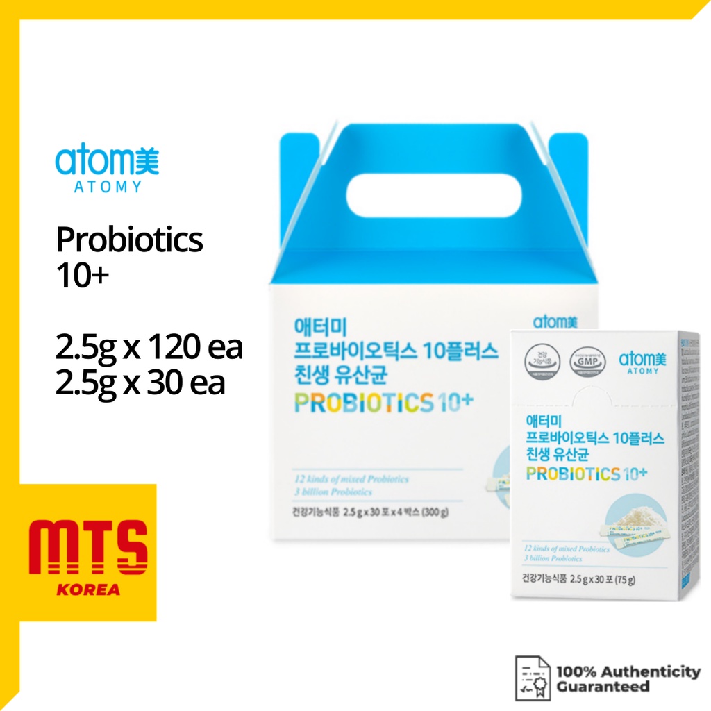Atomy Probiotics 10+ Plus Powder 4boxes 120EA Live Stocks | Shopee ...