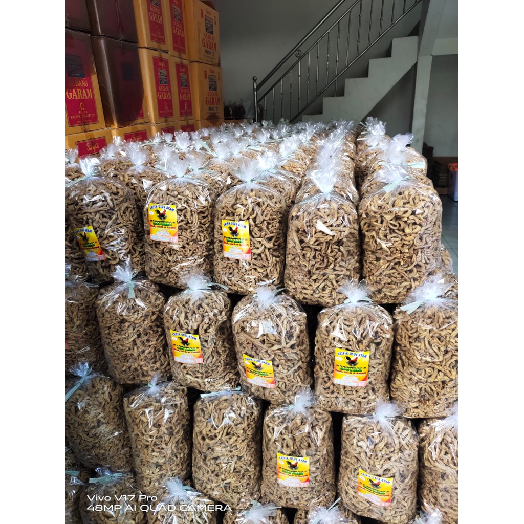 Kilo crispy Chicken Intestine Chips 1kg crispy intestine chips ...