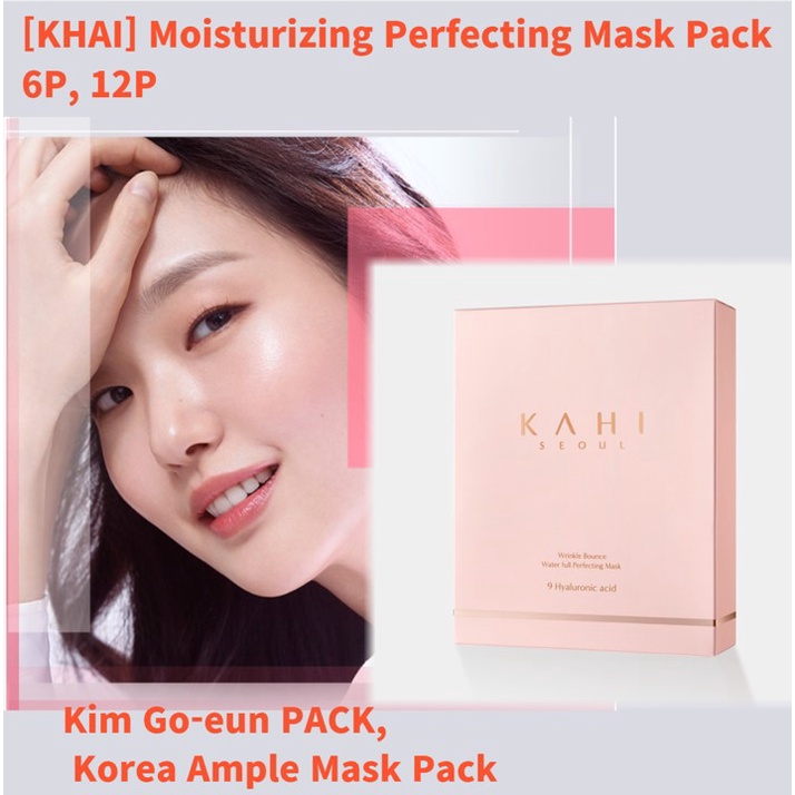 KHAI Moisturizing Perfecting Mask Pack, Kim Go-eun PACK, Korea Ample ...