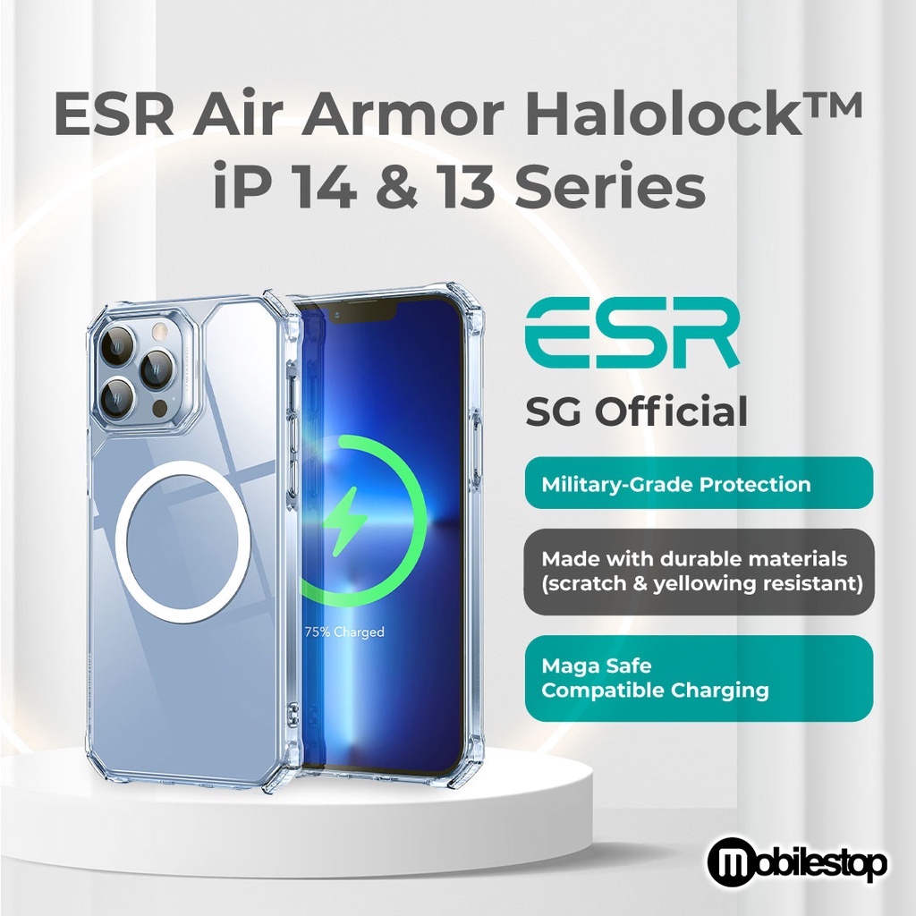 ESR Air Armor Case with HaloLock for iP 14 / 14 Pro / 14 Plus / 14 Pro ...