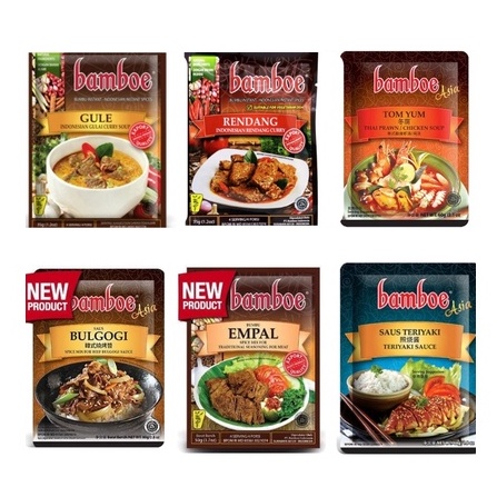 Bamboe Bumbu Racik / Instant Cooking Seasoning 60gr Flavored by Tom Yum ...