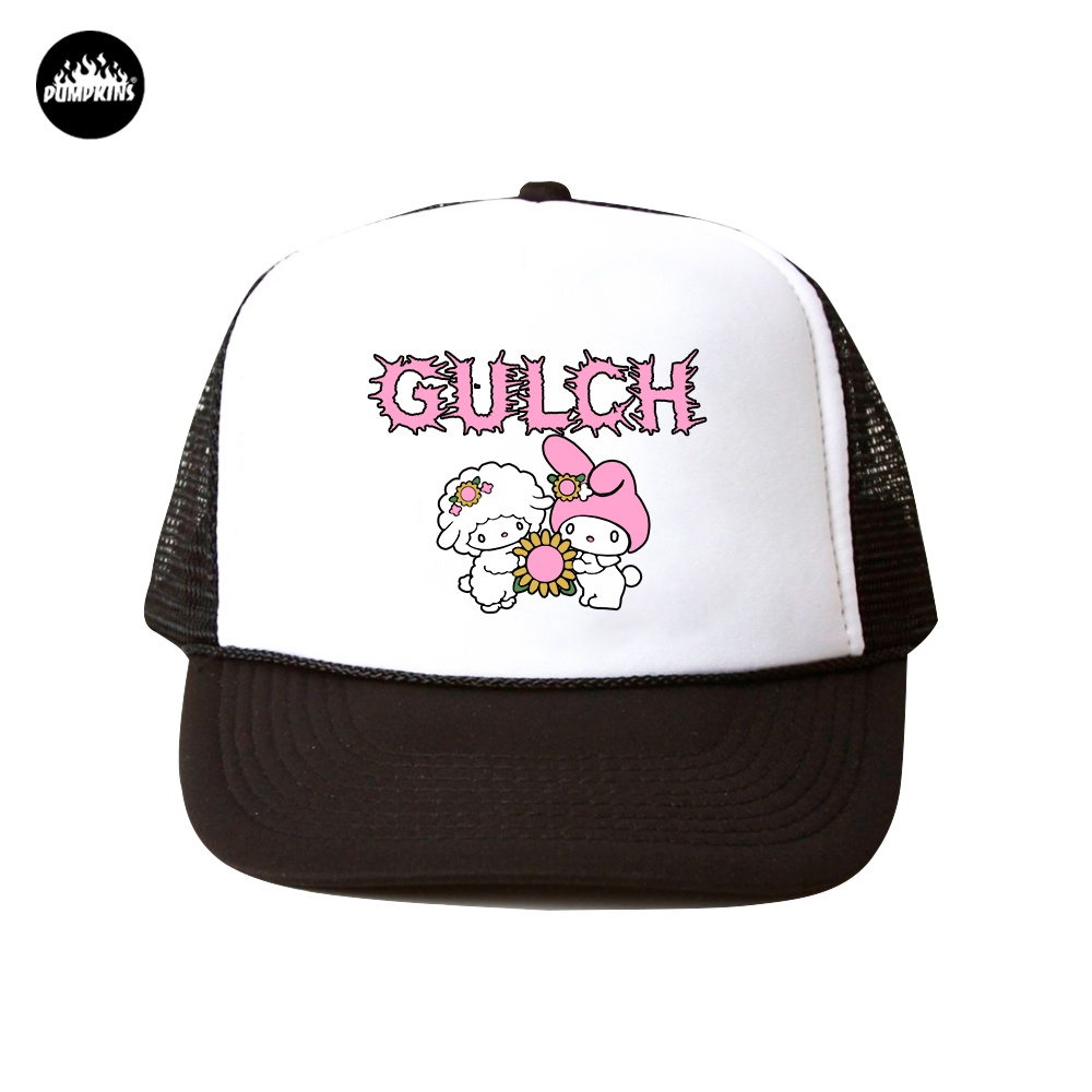Trucker Hat Band GULCH-Sanrio Mesh Hat Band Merchandise Hardcore punk ...