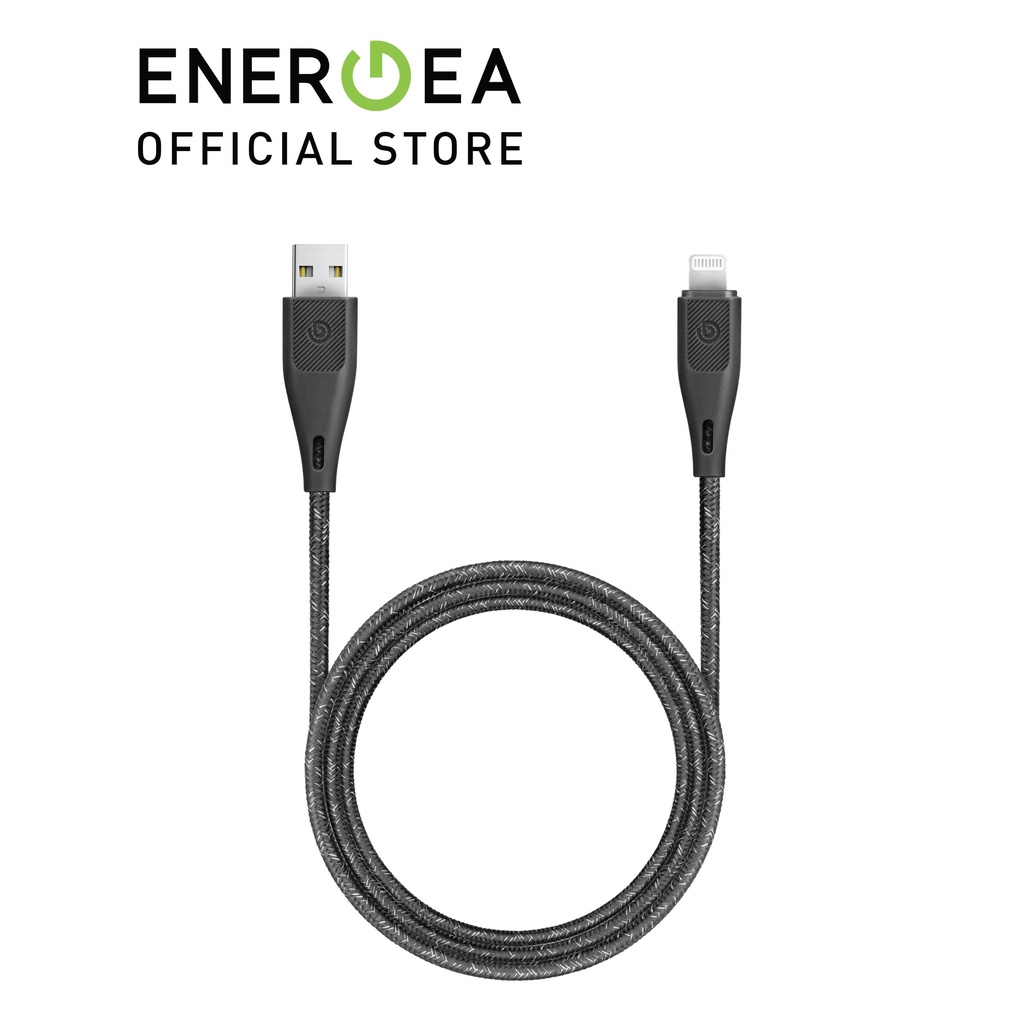 Energea BAZIC GoCharge USB Type A to Lightning C89 MFI 1.2m Braided ...