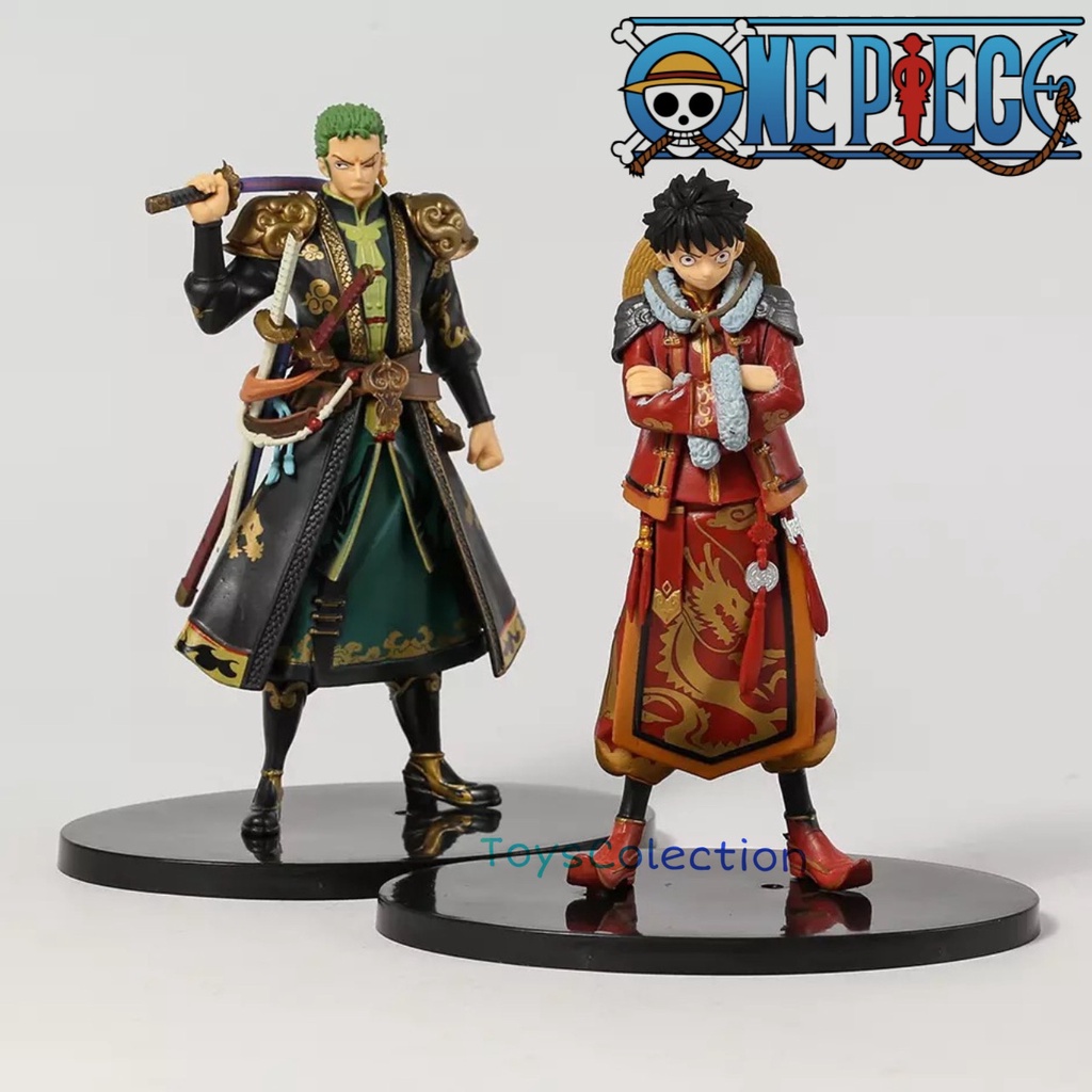 Action FIGURE ONE PIECE MONKEY D LUFFY ZORO THE GRANDLINE MEN DFX ...
