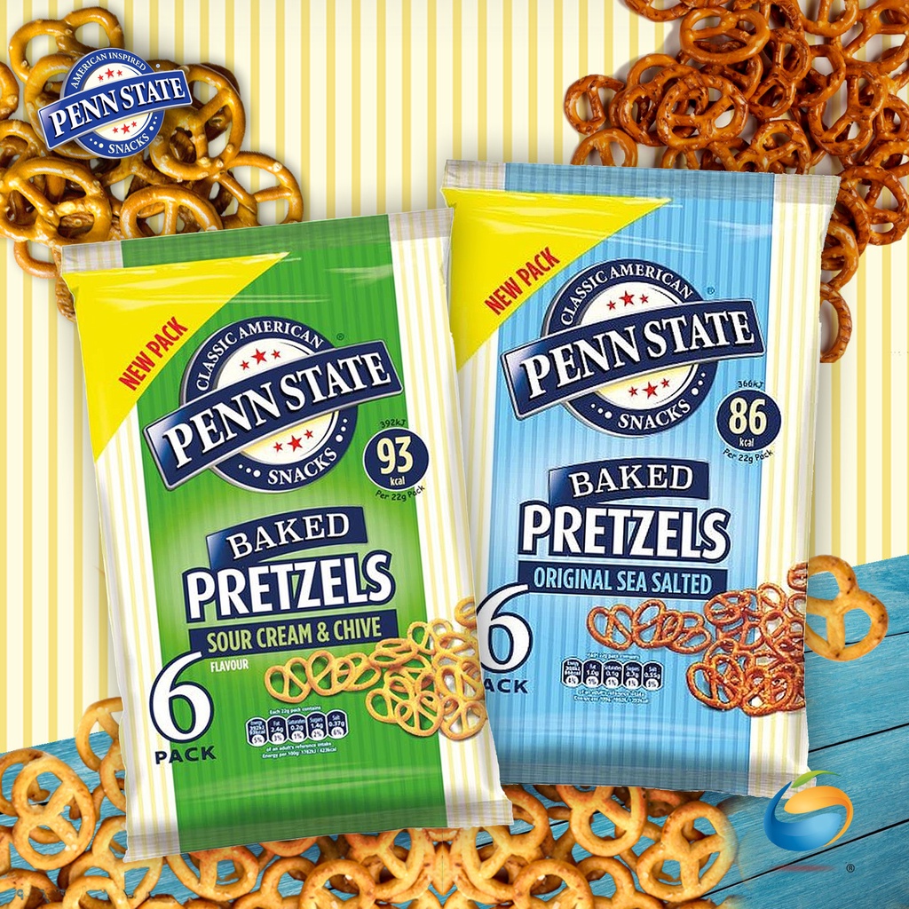 PENN STATE Pretzels Multipack 6 X 22G | Shopee Singapore