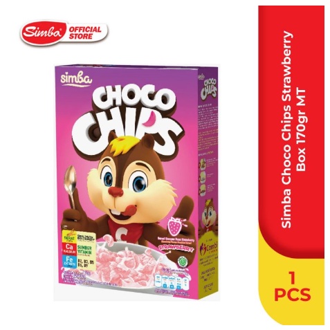 Simba Choco Chips Strawberry Box 170g | Shopee Singapore